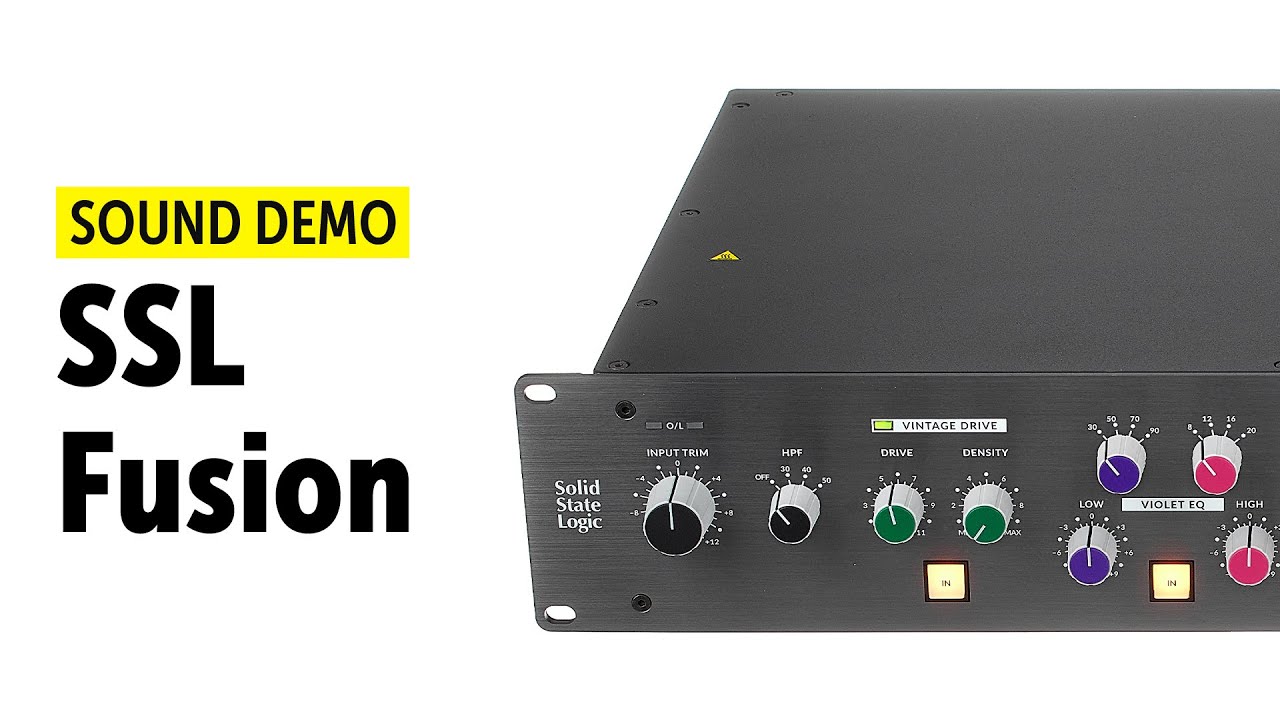 SSL Fusion Sound Demo (no talking) - YouTube