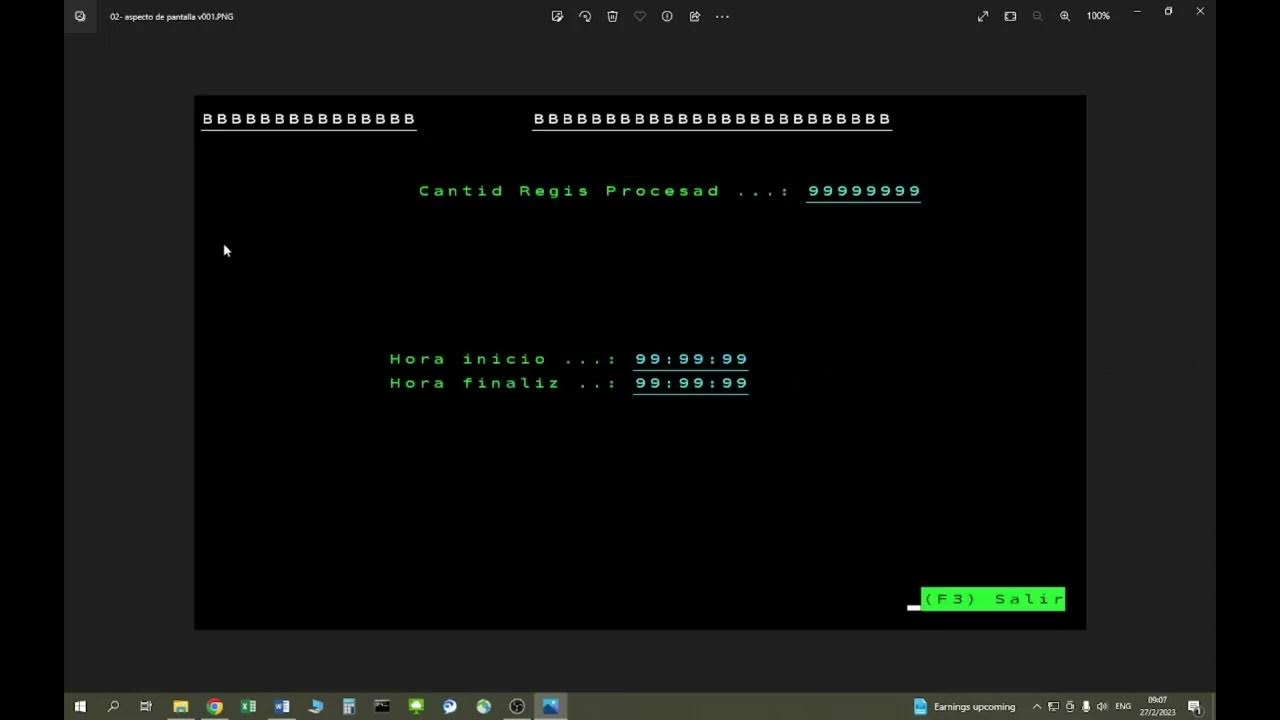 Programa Cobol en un AS/400 que genera registros - Parte 2 - YouTube