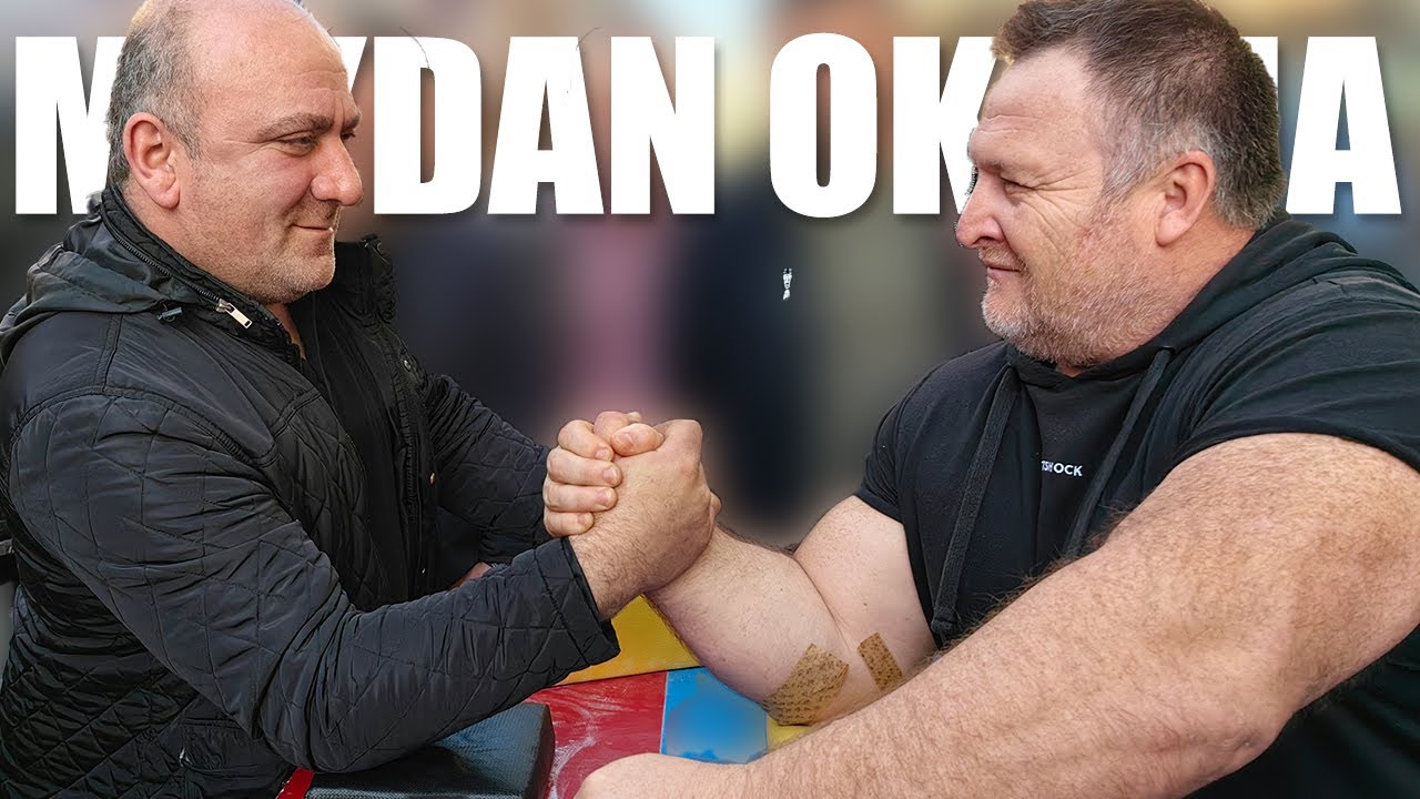 MAKİNECİ DEMİR BÜKEN ERHAN VS ERKAN DAMAR (GM Dünya Bilek Güreş ...