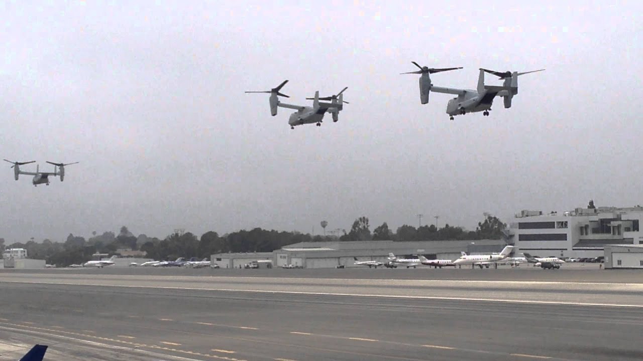 V-22 OSPREY TAKE OFF FORMATION - YouTube