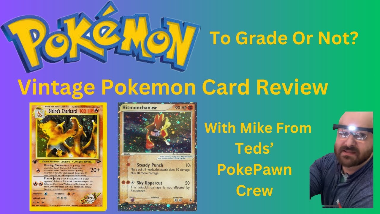 Mike does another review of vintage Pokemon cards to see if our good ...