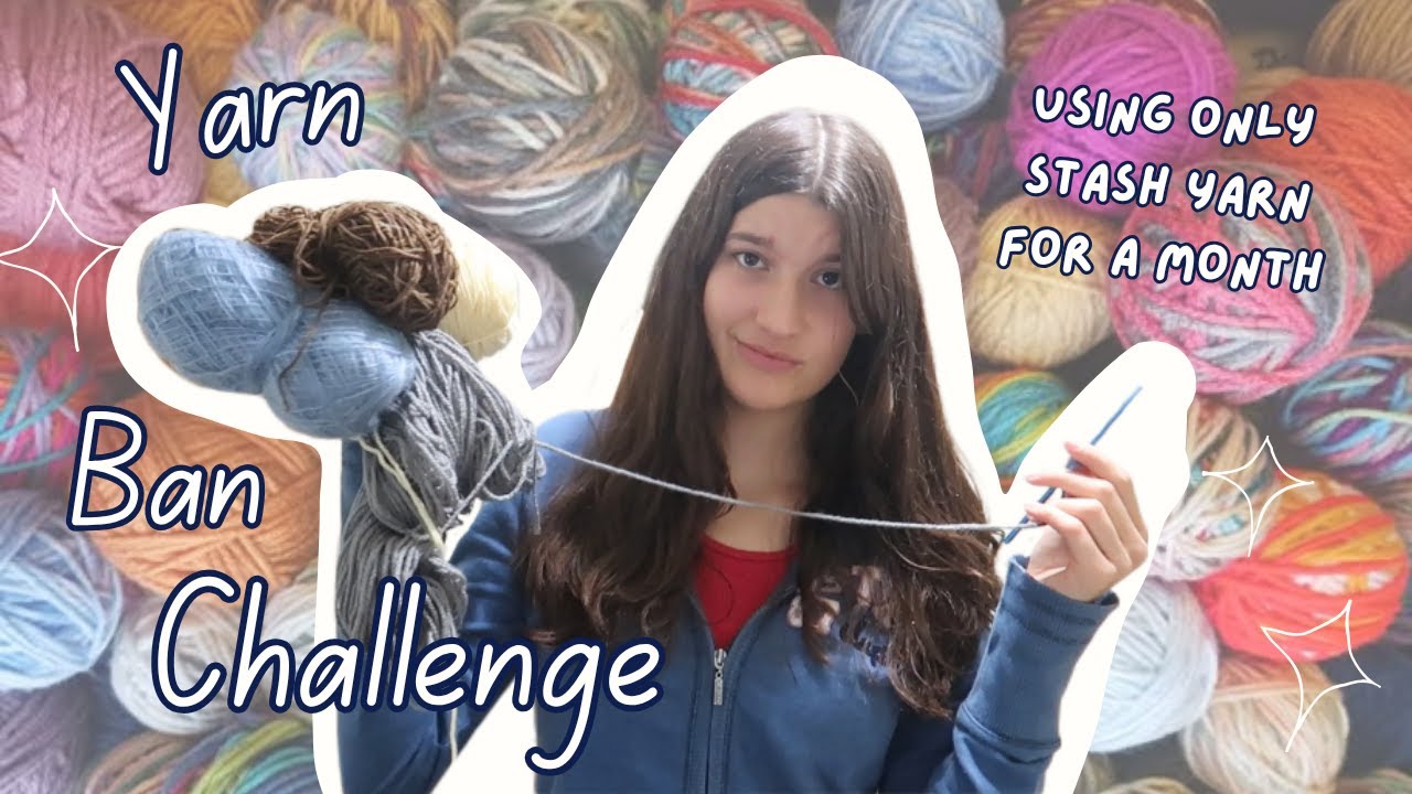 I Didn't Buy Yarn for a Month... Here's What I Made | crochet challenge ...
