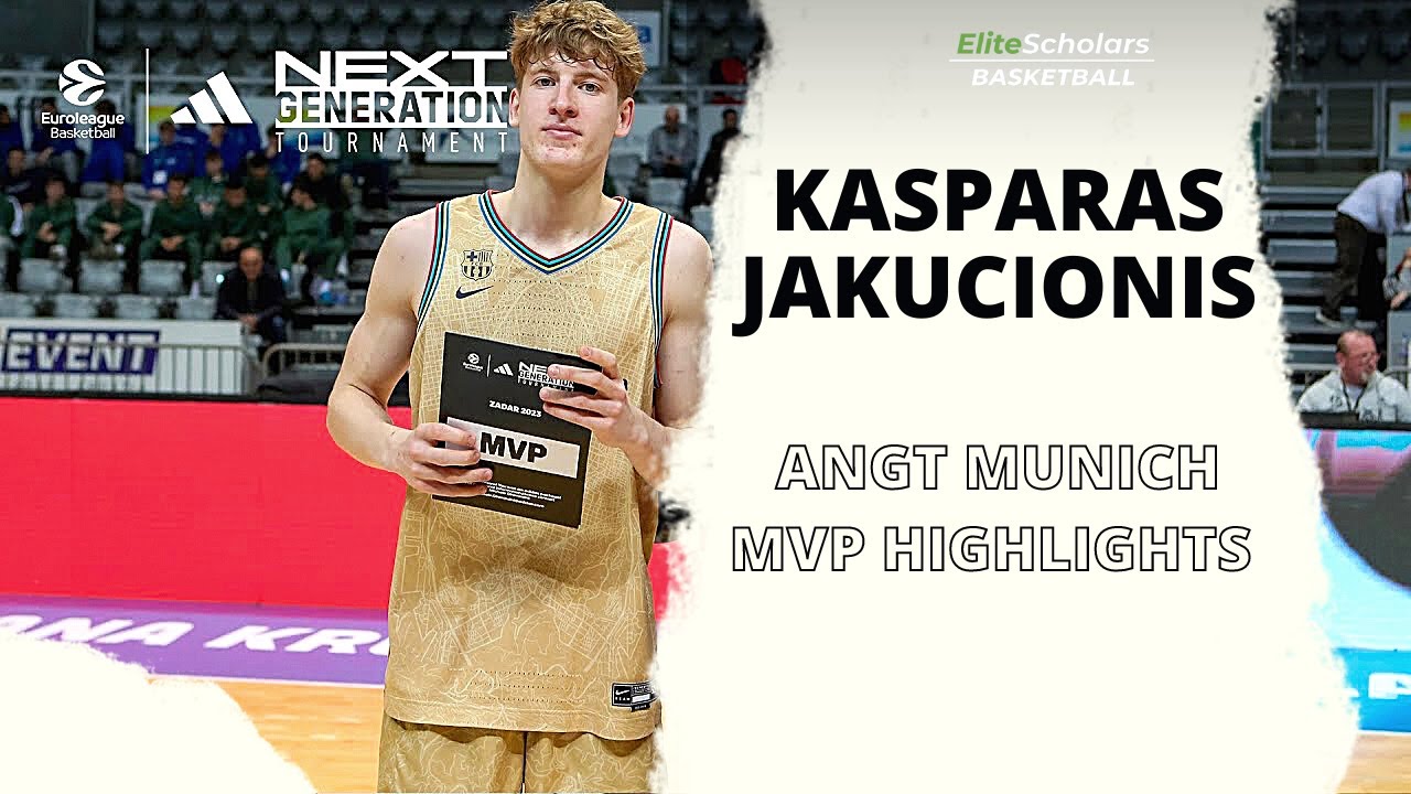 Kasparas Jakucionis (FC Barcelona) ANGT Zadar MVP Highlights - YouTube