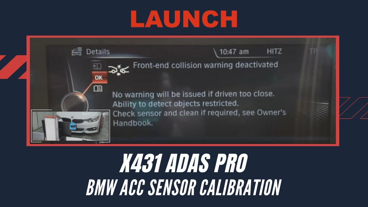 X-431 ADAS PRO | BMW ACC SENSOR CALIBRATION | LAUNCH - YouTube