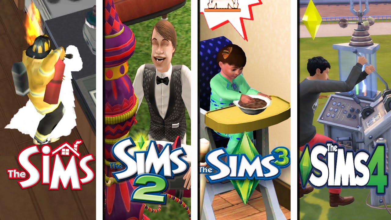 1 Hour of The Sims to Watch and Relax to. Sims 1, Sims 2, Sims 3, Sims ...