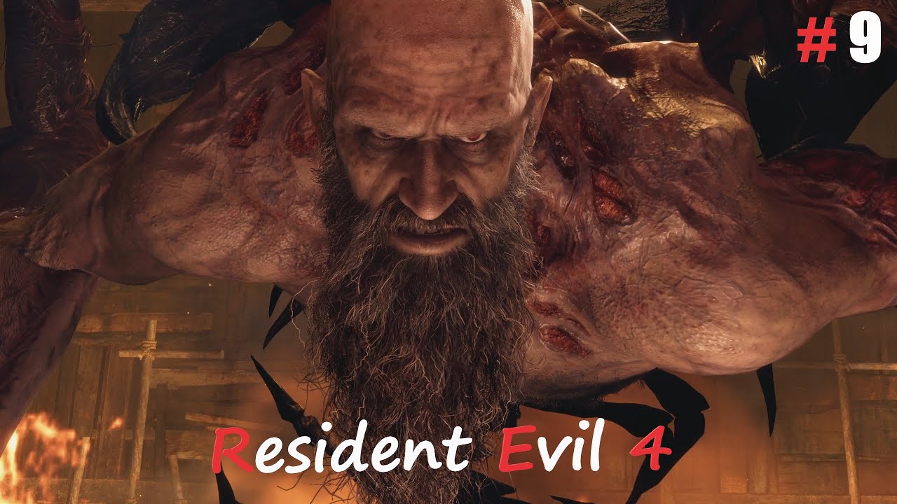 Надрали лысину бородатому Проникли в замок Resident Evil 4 RE #9 - YouTube