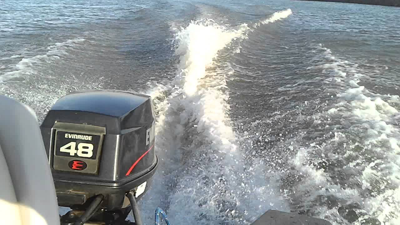 1996 48 spl Evinrude - YouTube