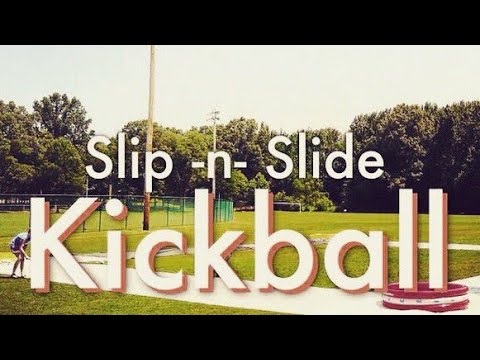 Slip and slide kickball is TikTok challenge Video