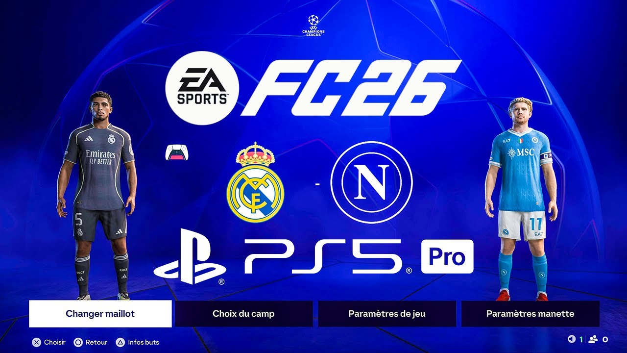 FC 26 PS5 Pro Real Madrid - Napoli | Realistic Ultimate Difficulty ...