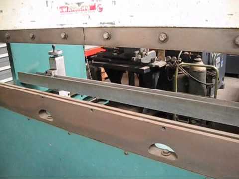 WYSONG 60-TON X 96" 3-AXES CNC PRESS BRAKE UNDER POWER & FOR SALE ...