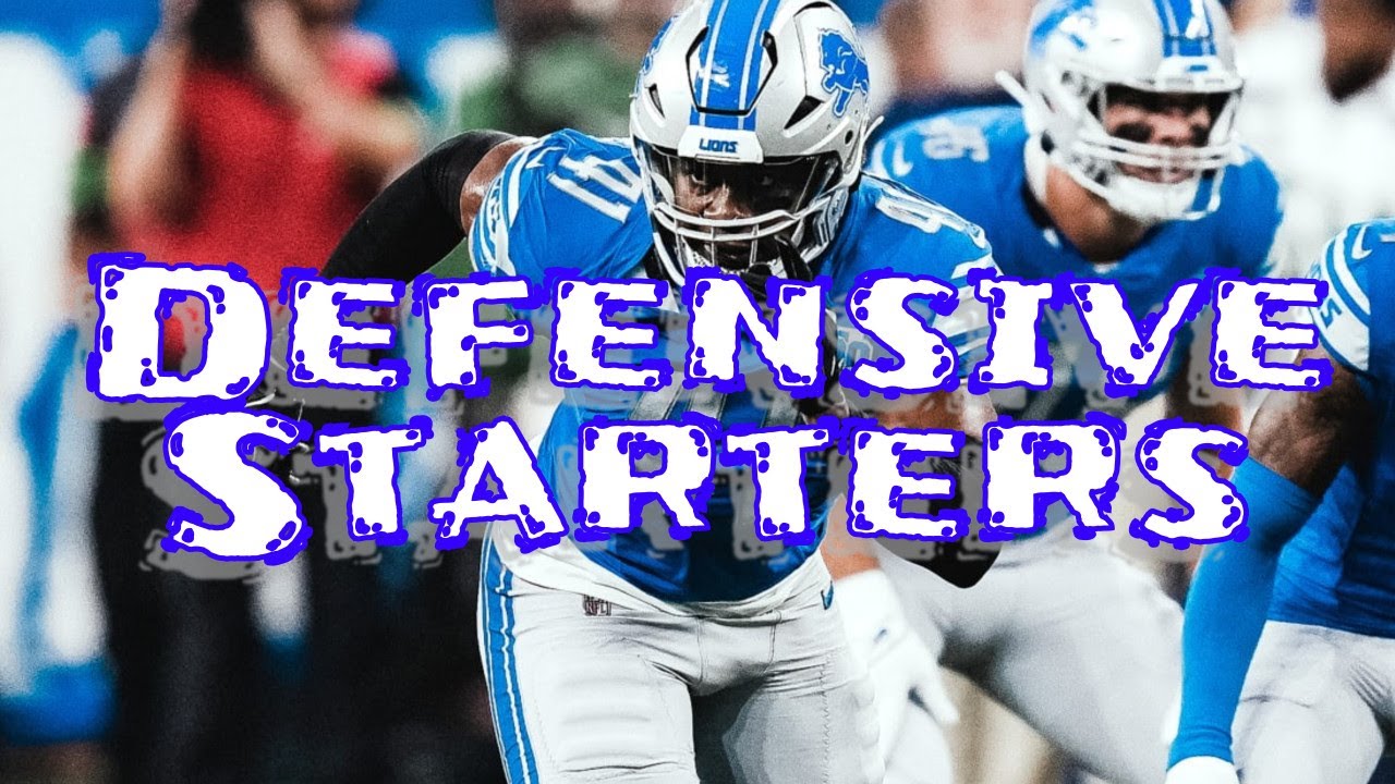 Detroit Lions Preseason Week 1 DEFENSIVE STARTERS AND STARS! Players To ...