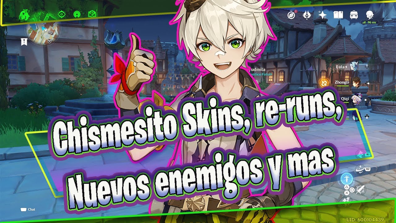 Chismesito Skins, re-runs, nuevos enemigos y mas Genshin Impact - YouTube