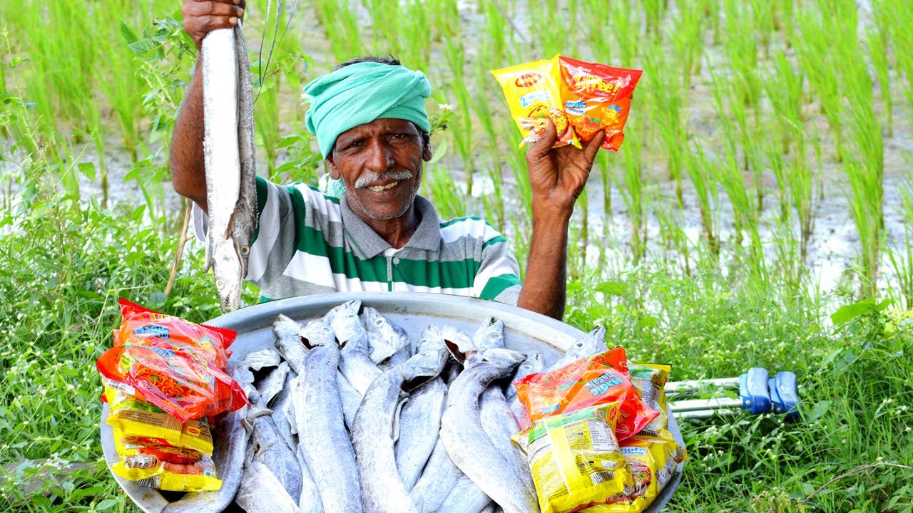 Ribbon Fish Yippee Fry | Vaala Meen Yippee Noodles Fry Recipe in Tamil ...