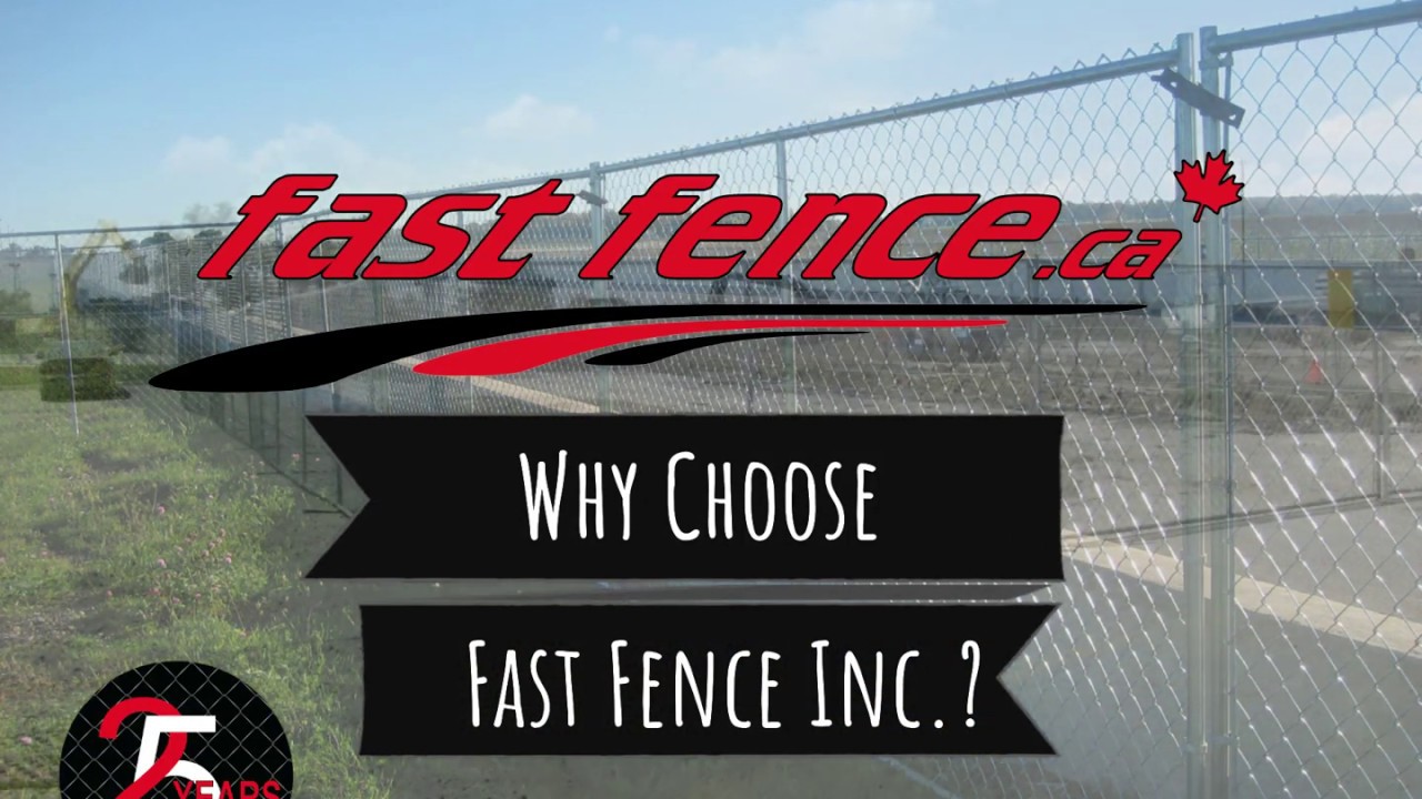 Why Choose Fast Fence - YouTube