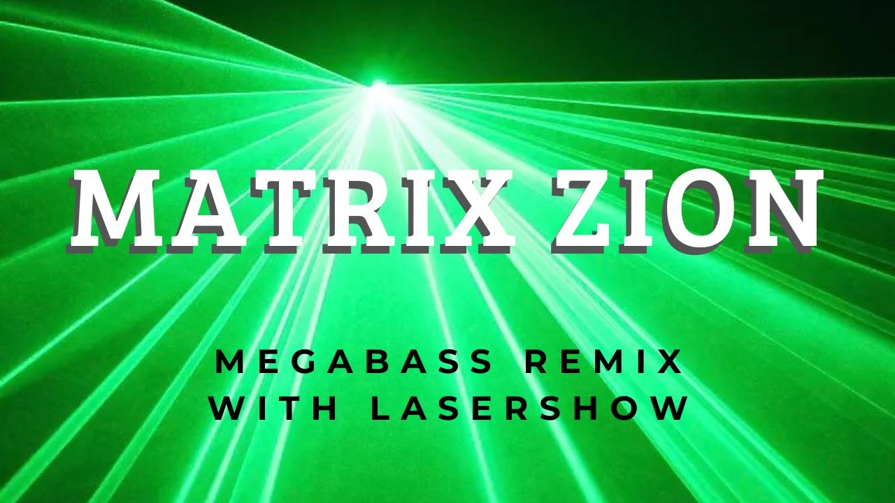 Warning: Strobe Lighting - Matrix Zion Mega-Bass Laser Show - YouTube