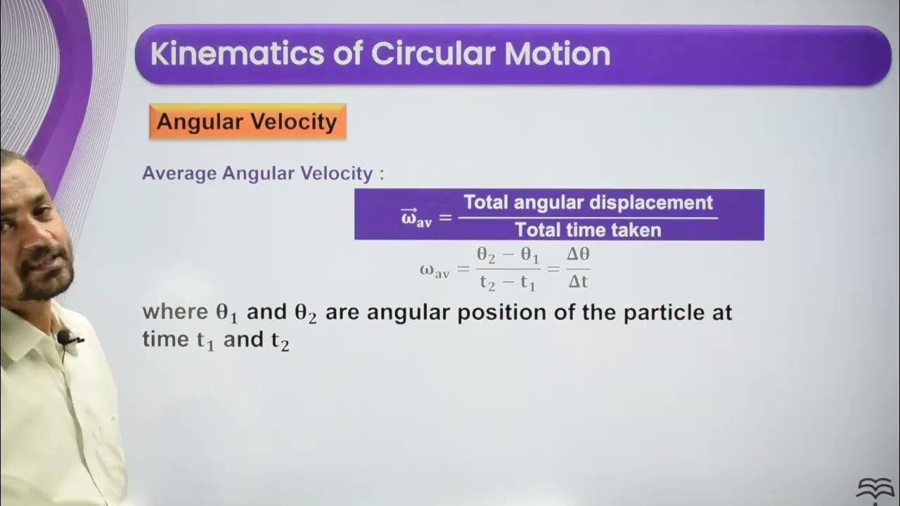 Class-11-Physics-Ch-3-Motion in a Plane-Topic- L 1, Kinematics of Circular Motion - YouTube
