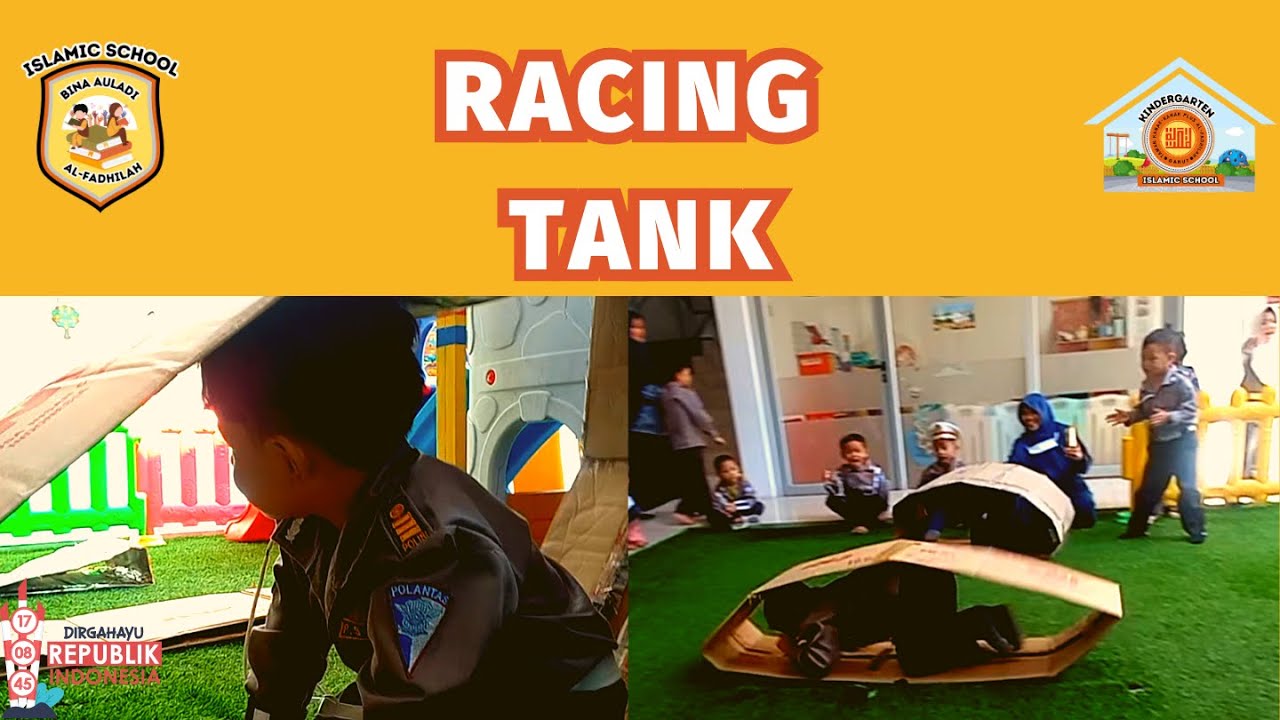Anak-anak lomba Racing Tank, bisa tidak ya? | Spesial Agustusan - YouTube
