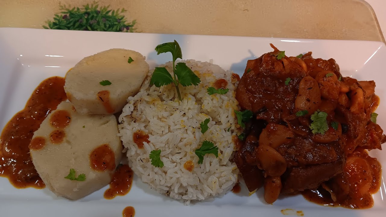 Curry Cow Foot & Cow Skin With White Rice - YouTube