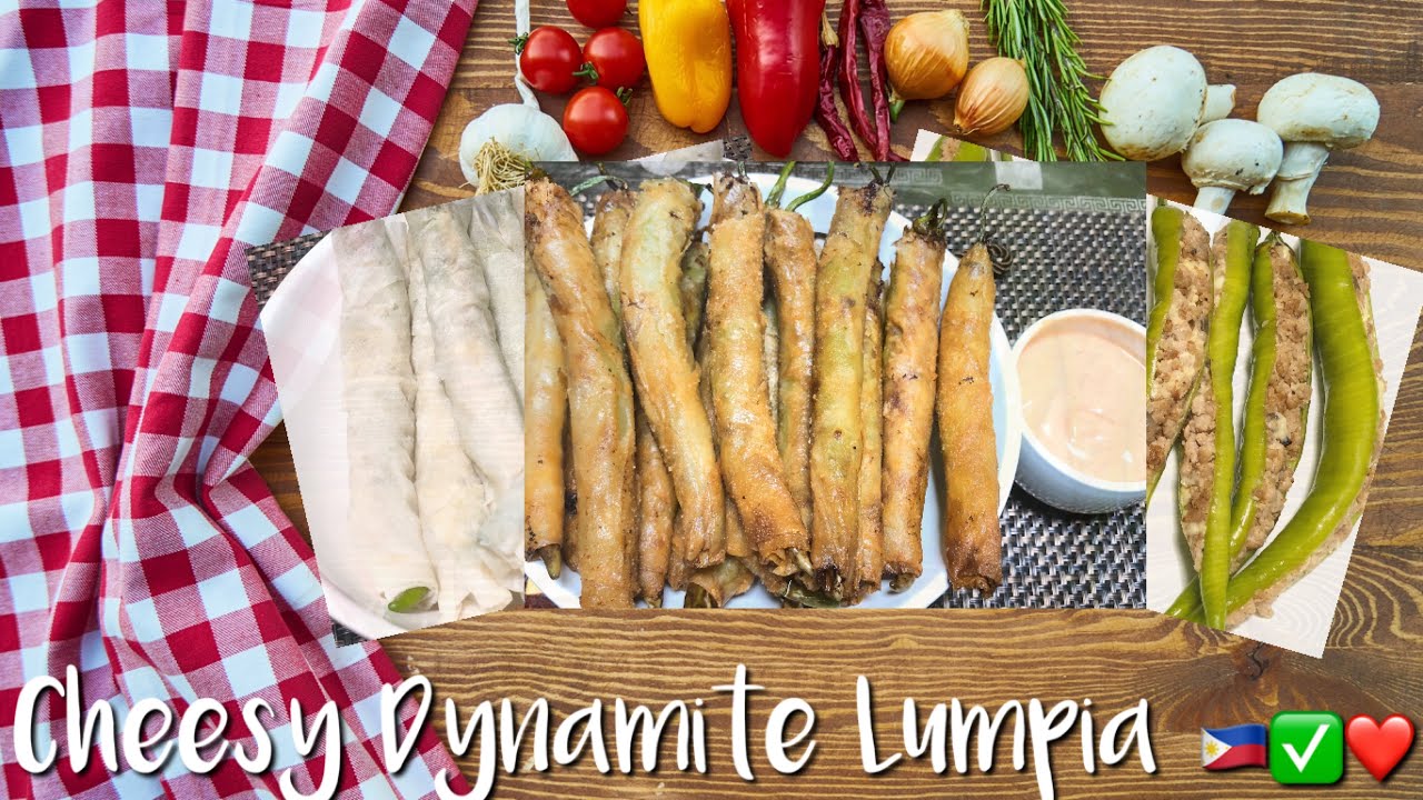 Cheesy Dynamite Lumpia 🇵🇭 ️ - YouTube