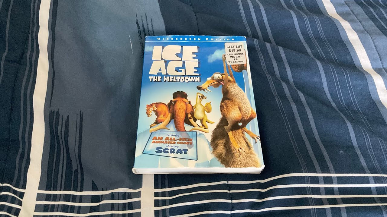 Opening To Ice Age The Meltdown 2006 Dvd Widescreen Version Youtube
