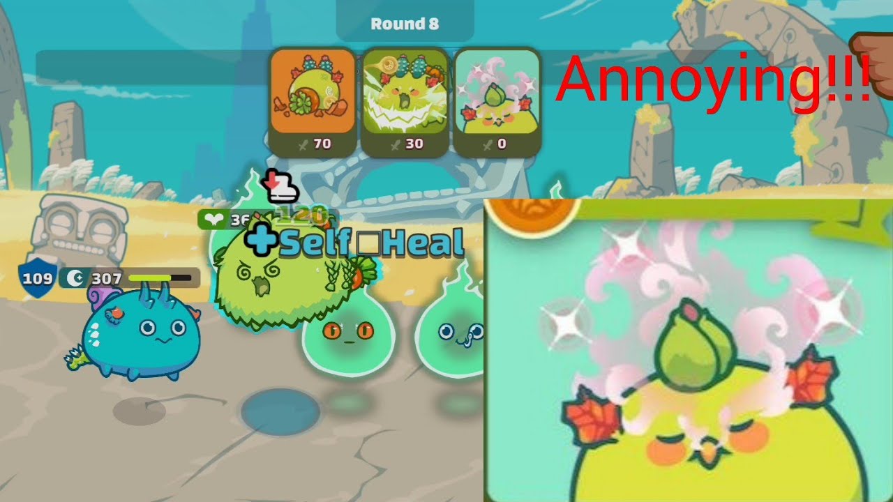 How To Defeat or Counter Plant Healing Axie (Counter Annoying Healing ...