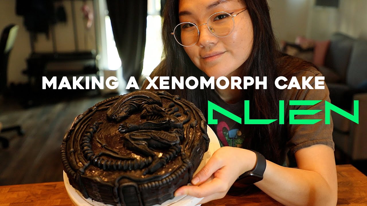 Making a Xenomorph Alien Cake For HR Giger's Birthday | Ultimate Sci Fi ...