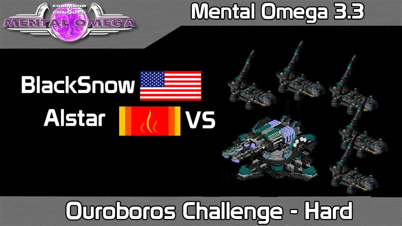 Mental Omega 3.3.1 - Ouroboros Challenge on Hard Difficulty - YouTube