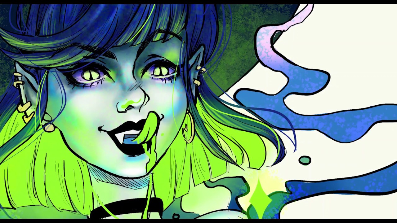 🖤 Witchy vampire | SpeedPaint | #drawinyourstyle challenge - YouTube