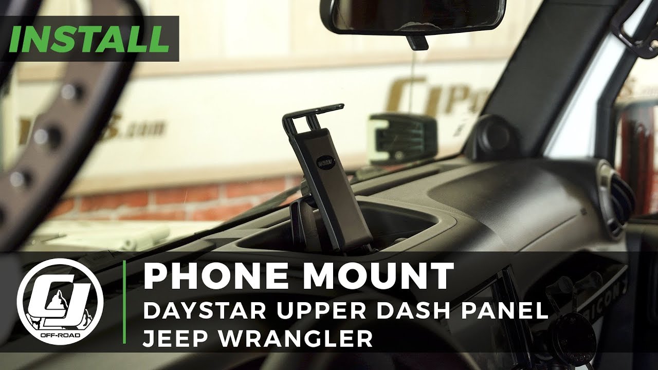 Jeep Wrangler JK Install: Daystar upper dash panel - YouTube