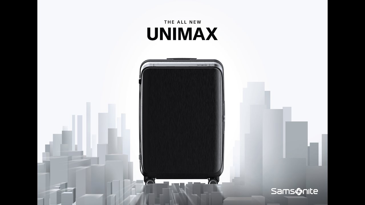 Samsonite Unimax 20吋前開式登機箱 - YouTube