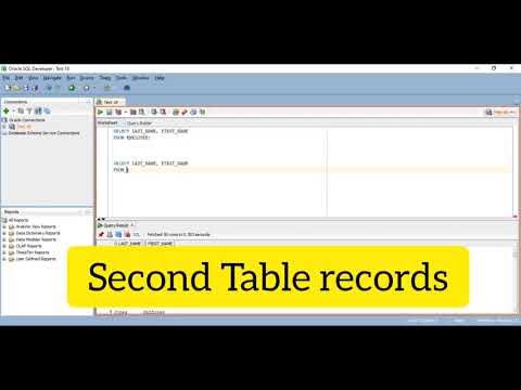 INTERSECT Operator In SQL - YouTube