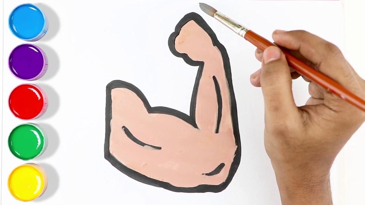 How to draw arms step by step - YouTube