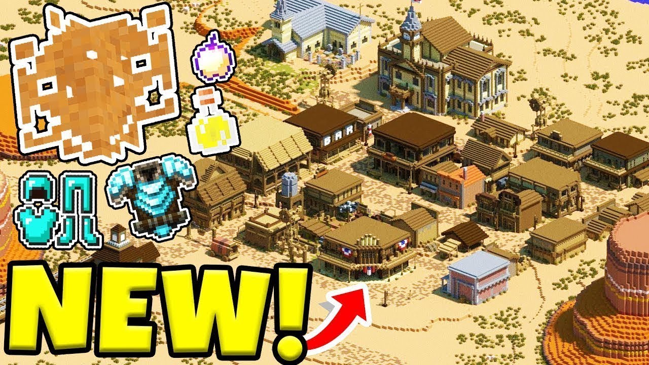 *UPDATE* 3vs3 COWBOYS WILD WEST MINECRAFT TUMBLEWEED MINIGAME - WILD ...