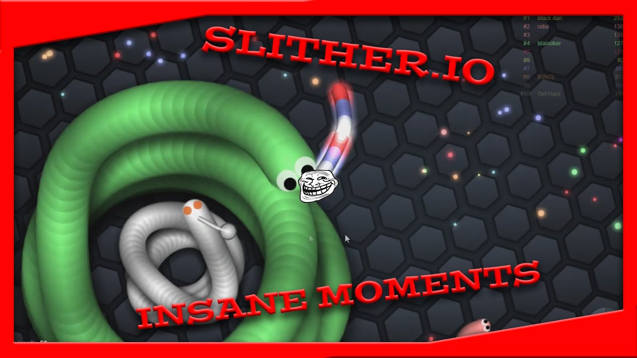 NEW GAME?! // SLITHER.IO // INSANE MOMENTS - YouTube