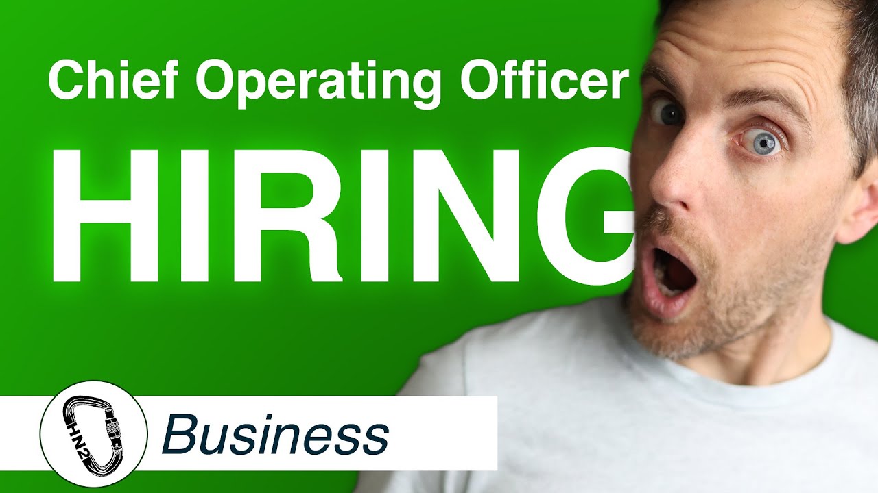 We're hiring a COO - here is the job description (apply link ...
