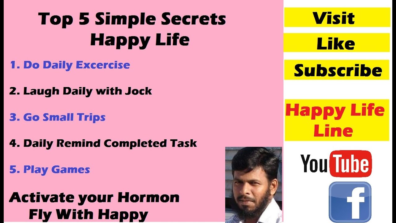 #happy_life_line.lk. Top 5 Simple Secret to Happiness - மகிழ்ச்சி / Ep ...