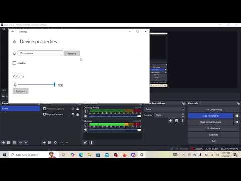 Checking the volume of my laptop mic - YouTube