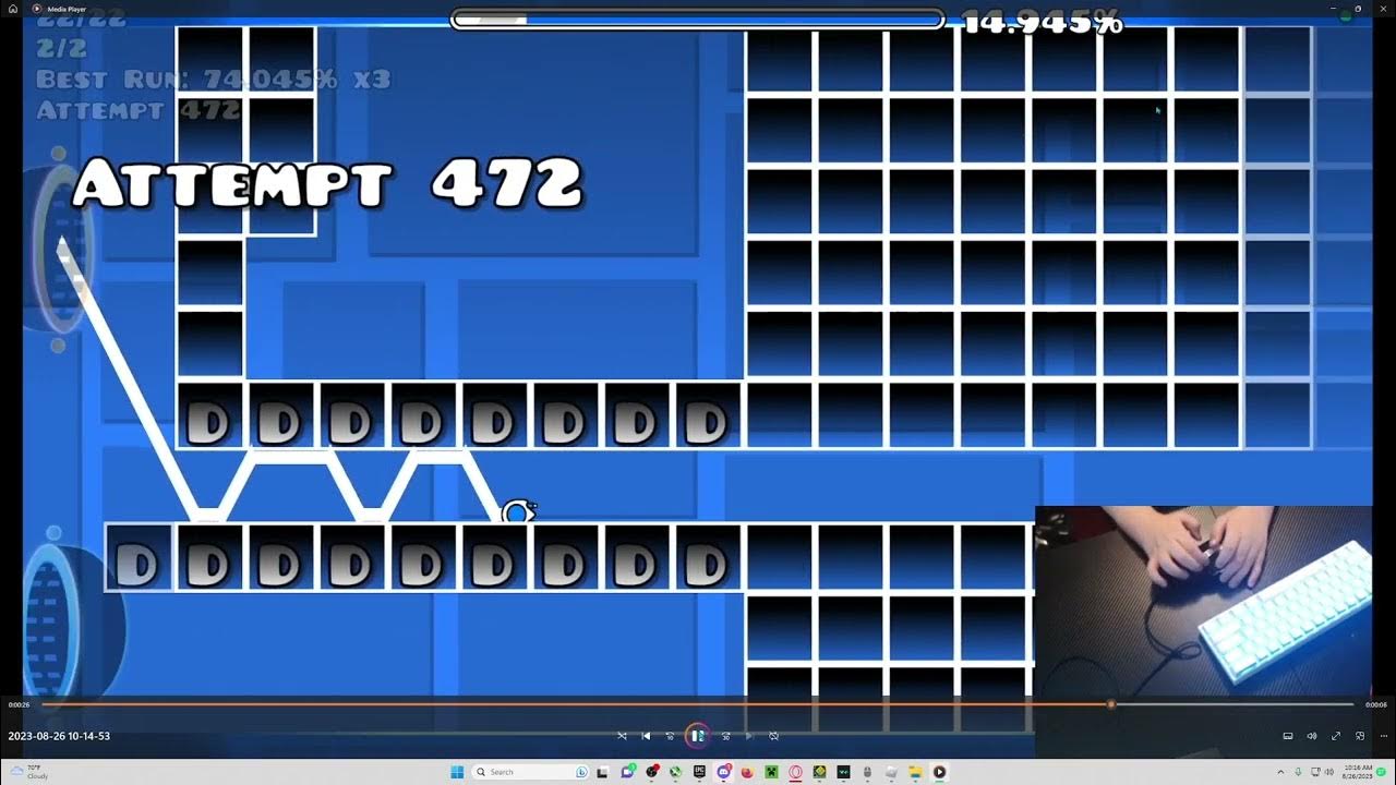 extended 22 fps chall (ignore delayed ahh handcam) - YouTube