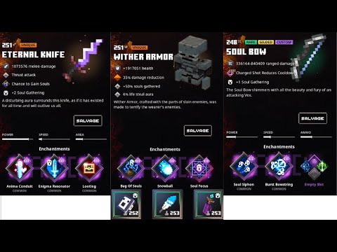 [Minecraft Dungeons] Roll 'N' Soul! | Unrefined Roll/Soul Build Hybrid ...