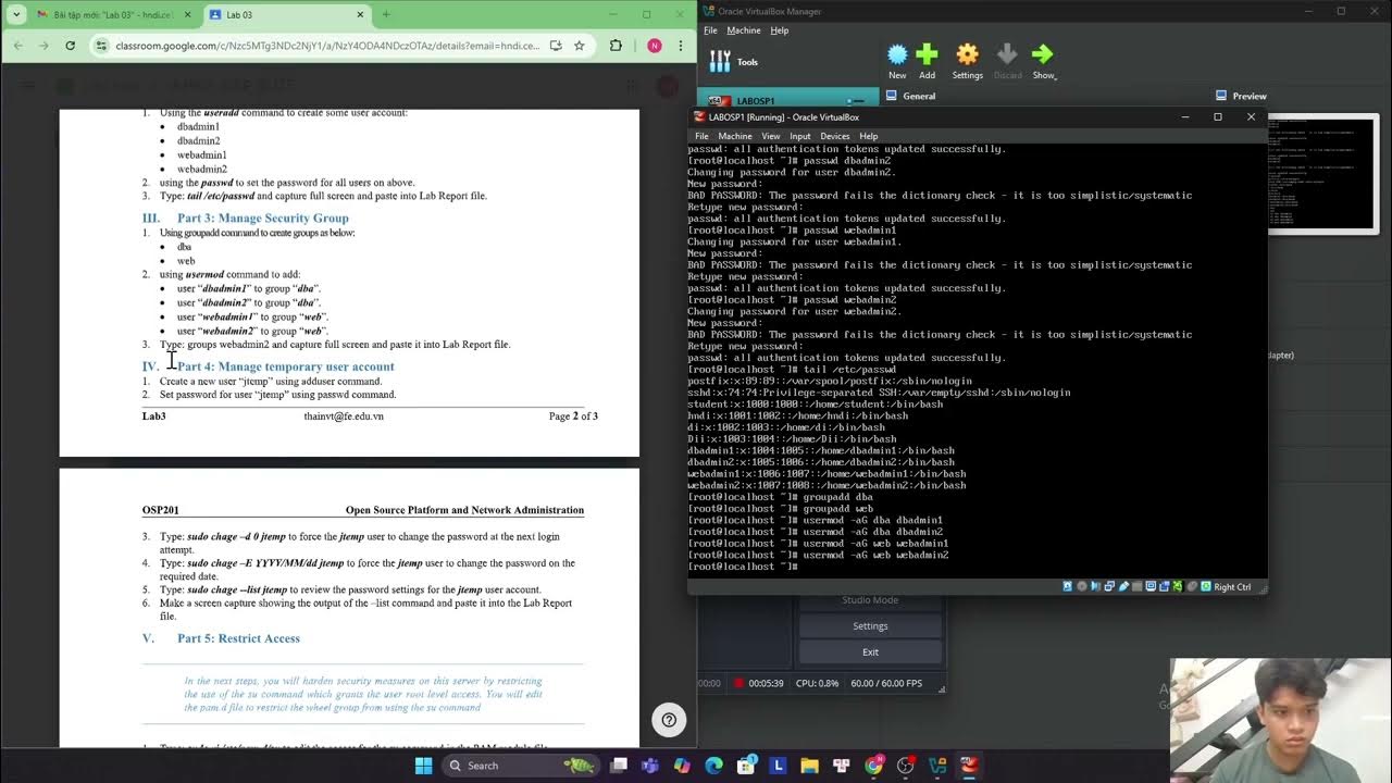OSP201_DiHNCE190283_LAB03_Hardening Security with User Account Management and Security Controls ...