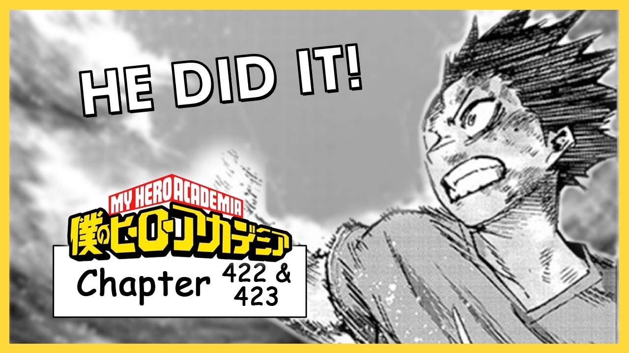 The END is here! - MHA Manga Ch 422 & 423 - YouTube