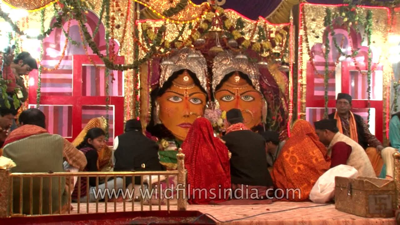 Devotees worshipping Goddesses Nanda and Sunanda - YouTube