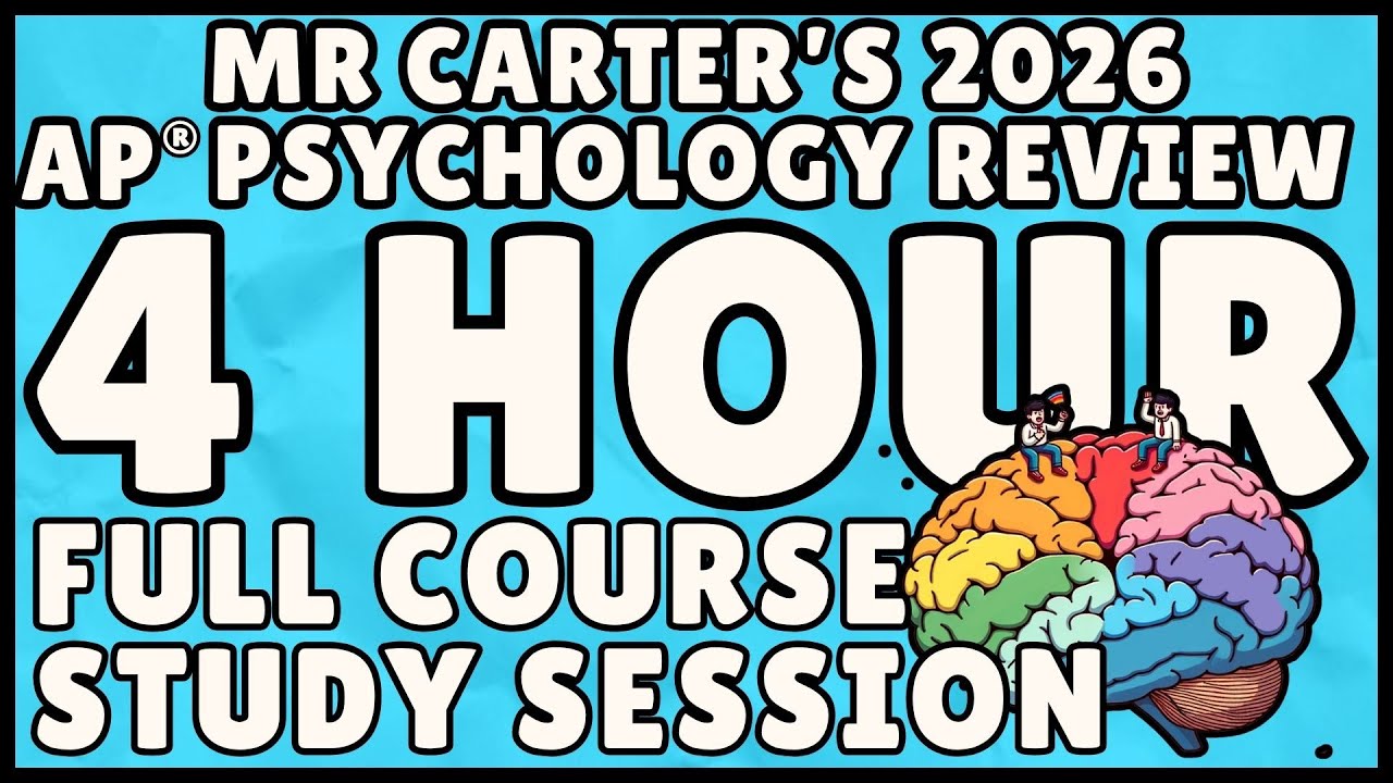 AP Psychology Full Course Review (4-Hour Study Session) - Mr Carter's ...