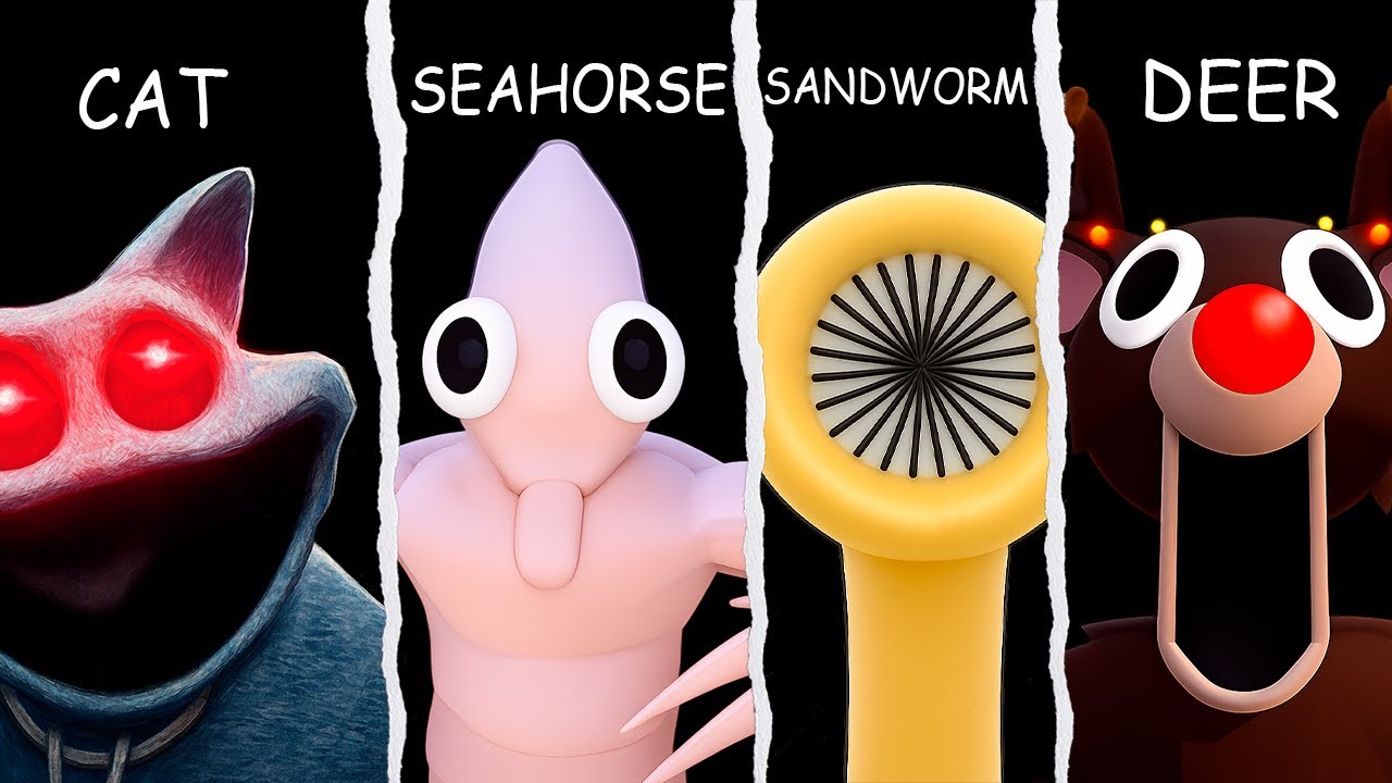 99 Nights in the Forest - Jumpscare and Cutscene CAT︱SEAHORSE︱SANDWORM ...