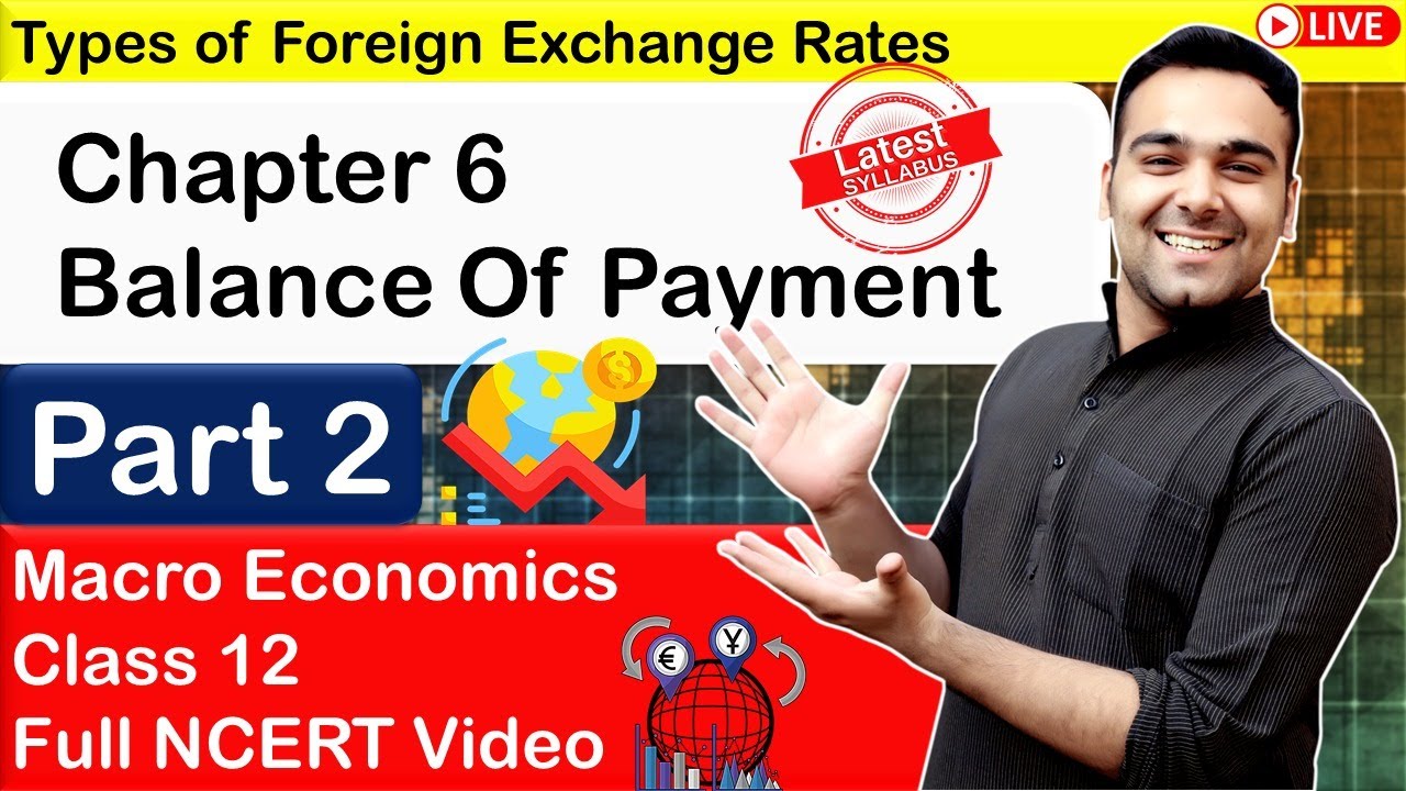 Balance of Payments Chapter Class 12 | Macro Economics | Types of ...