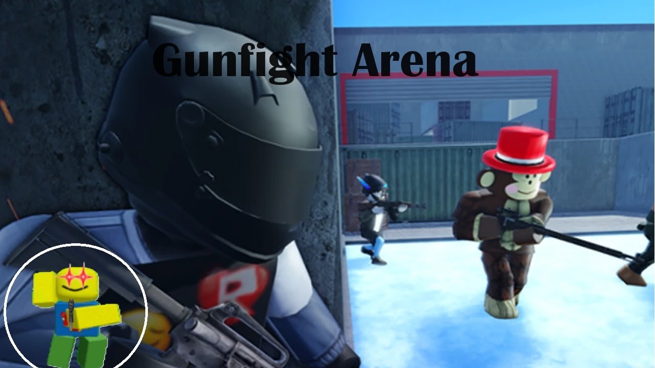 Playing Gunfight Arena Roblox (: - YouTube