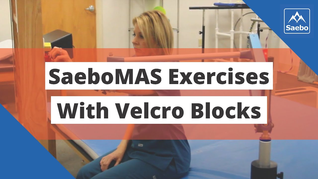 SaeboMAS Exercise - Sitting Shoulder Flexion and Extension with Velcro ...