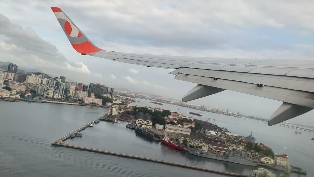 Decolagem do Santos Dumont - Boeing 737-700 GOL - YouTube