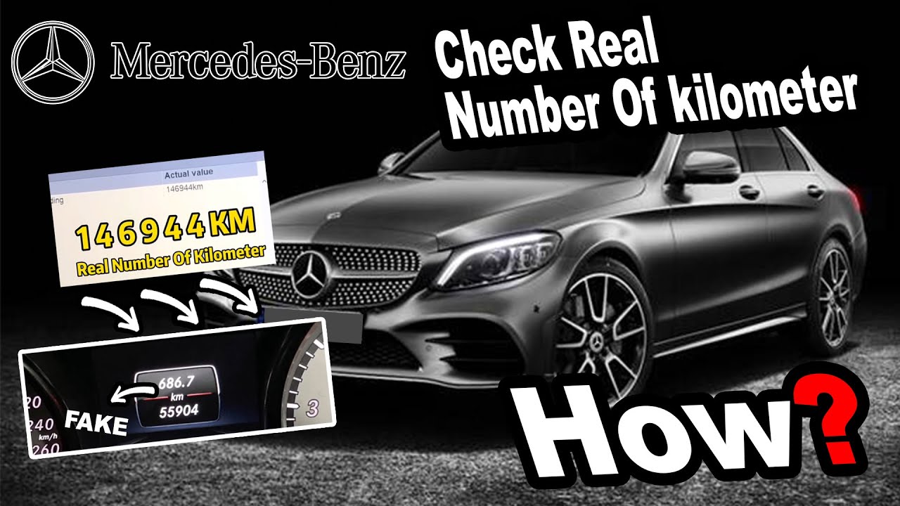 How To Check A Mercedes - Benz Real Mileage *Car Go Garage - YouTube