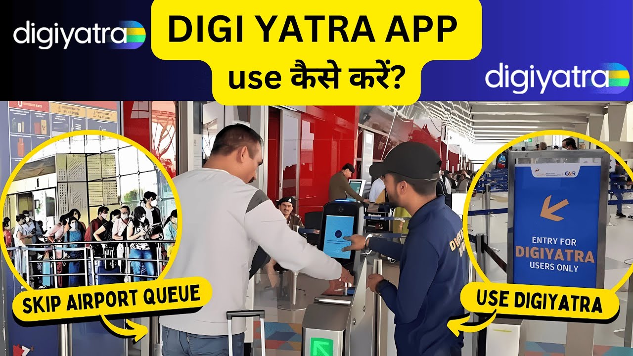 How to Use DigiYatra App | Download Boarding Passes | Self-Service ...